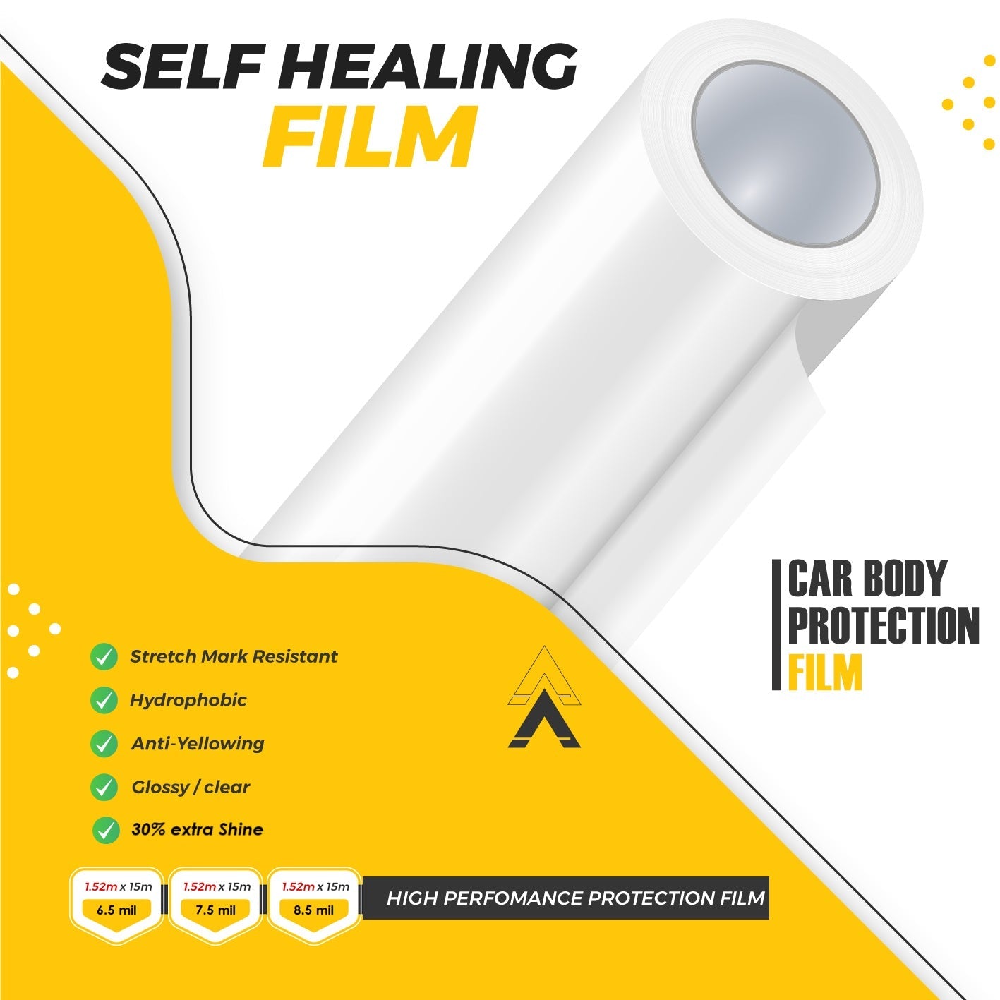 Glossy Clear Paint Protection Film (PPF) – Delta Wraps®