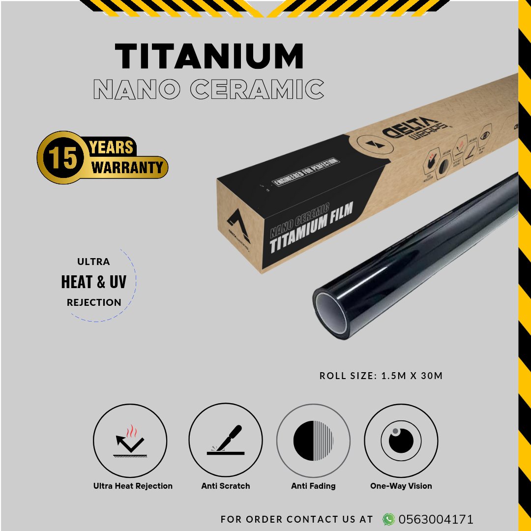 Titanium Nano Ceramic Window Film | TNC Series – Delta Wraps®